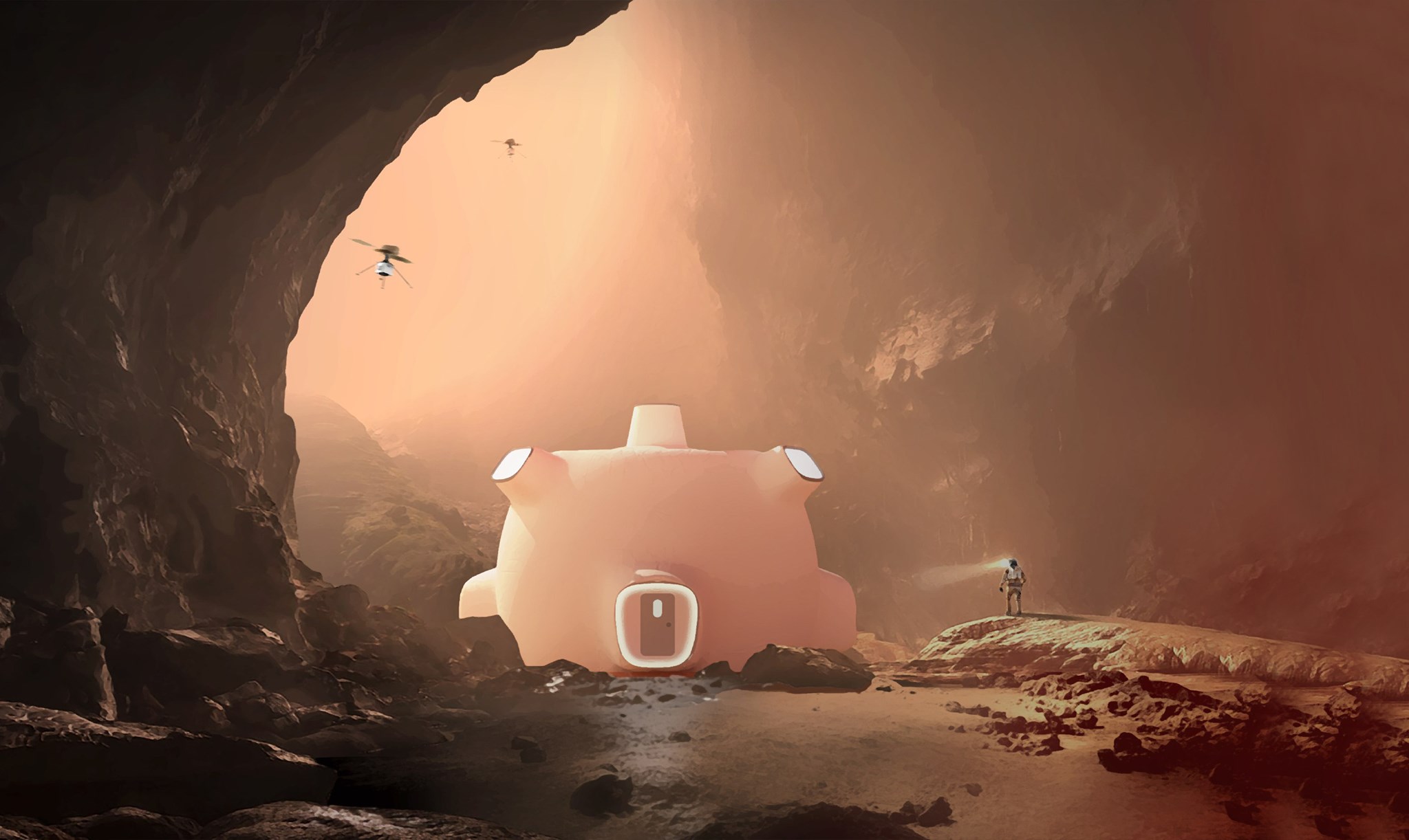 Surface Habitats & Surface Structures - Factories in Space