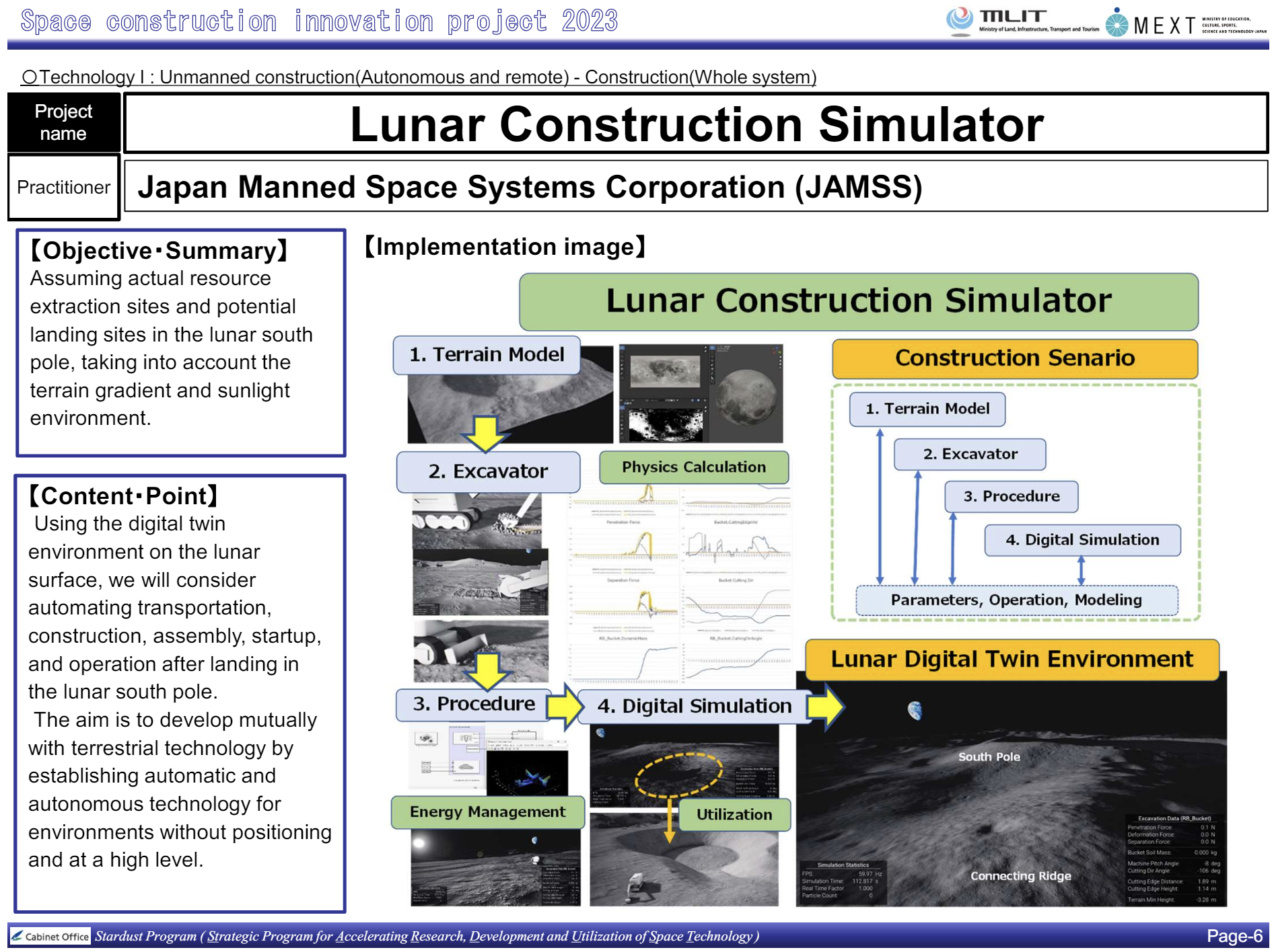 JAMSS (Japan Manned Space Systems Corporation) - Factories in Space
